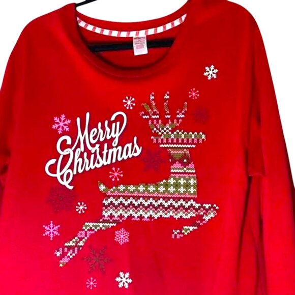 Holiday Time | Sweaters | Holiday Time Womens Size 2xl Xmas Sweatshirt ...